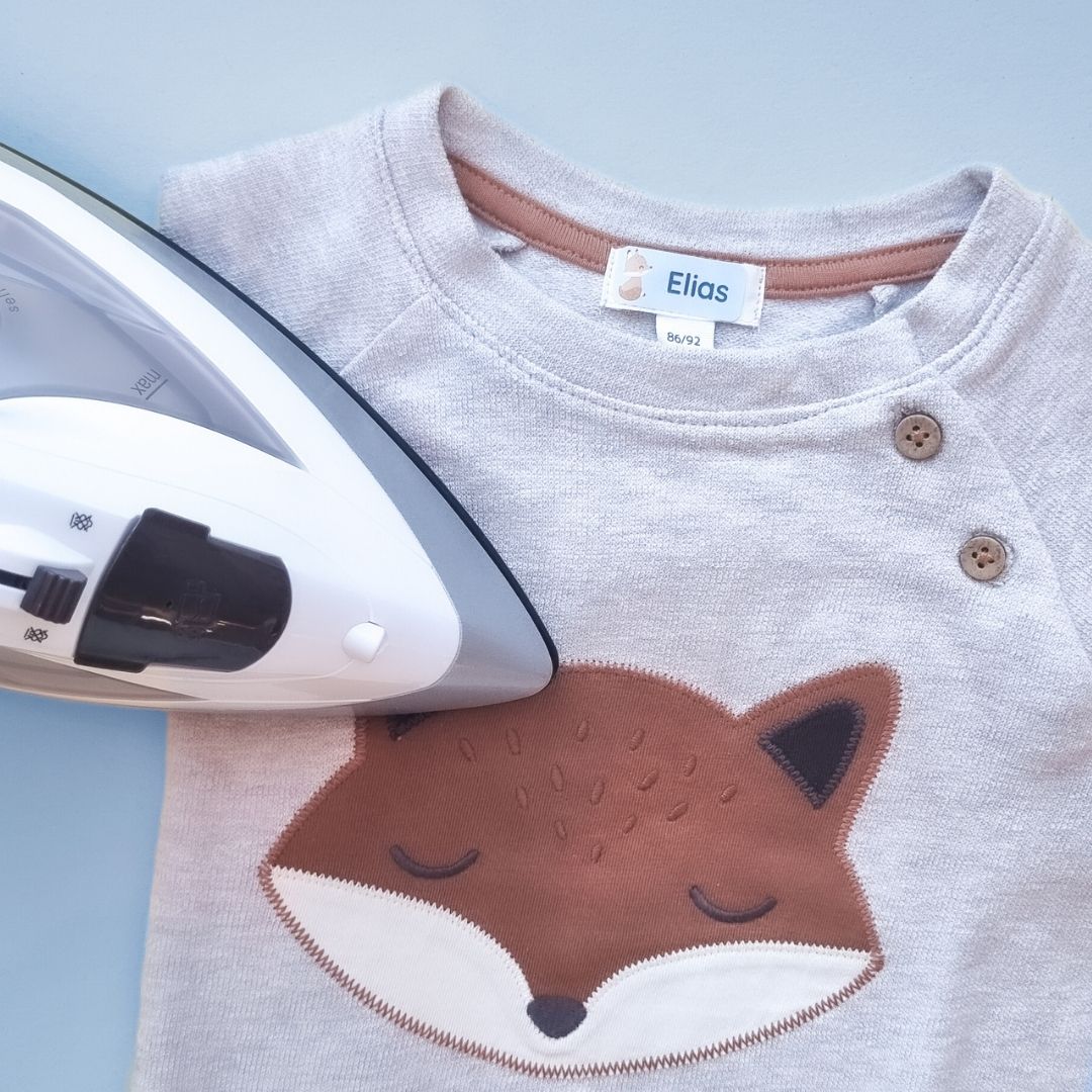 A step-by-step guide to marking wool with durable iron-on labels | Hipi ...