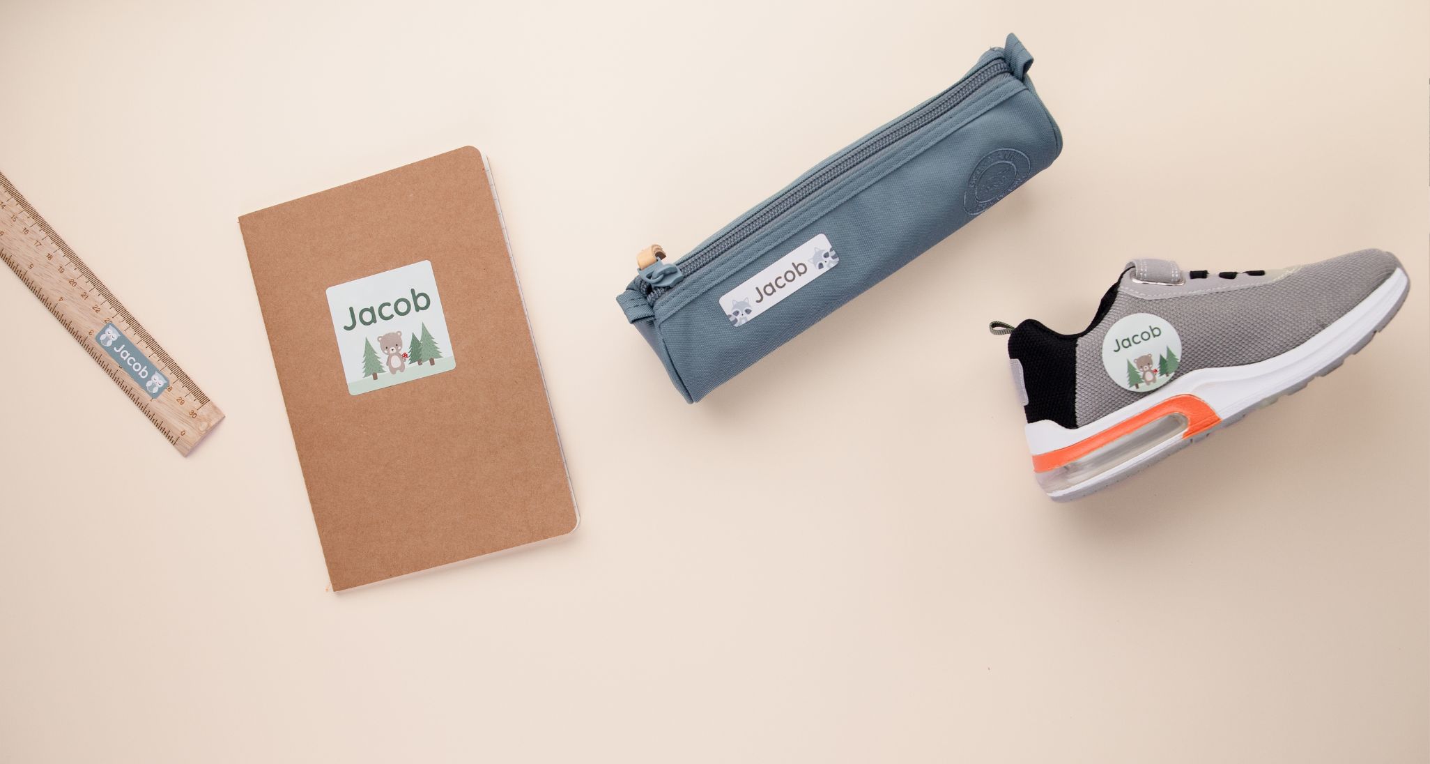 Extra large Name Labels | Namelabels.com name stickers | Name Labels